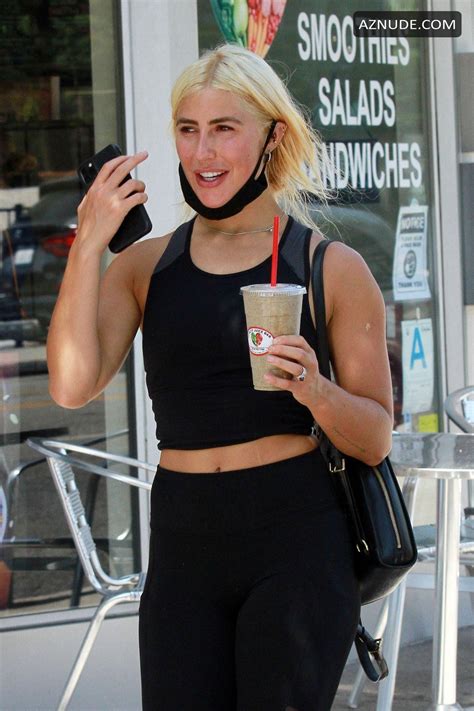 Emma Slater Treats Herself To A Healthy Drink After Her Morning Work
