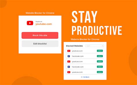 Website Blocker For Chrome™ Chrome Extension