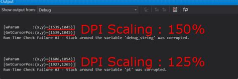 Mfc How Does Getxlparam Differ From Getcursorpos When Dpi