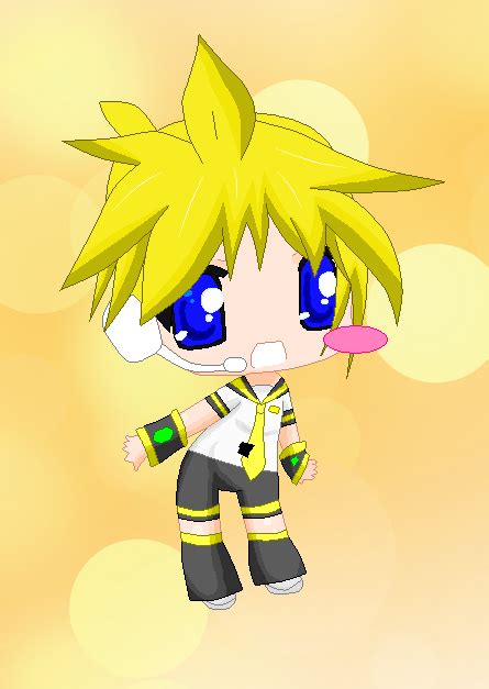 Chibi Len By Keikovocaloid09 On Deviantart