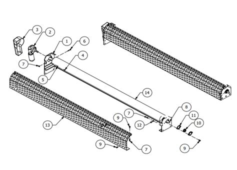 Dura Flip Summitarnes Front Roll Tube Header Assembly