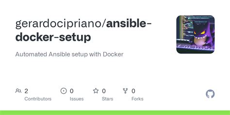 Github Gerardociprianoansible Docker Setup Automated Ansible Setup