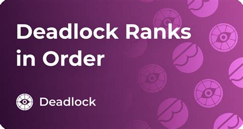 Deadlock Ranks In Order Ranked Mode Distribution