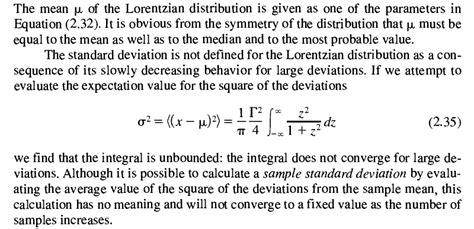 Does The Mean Of The Cauchy Distribution Actually Exist Physics Forums