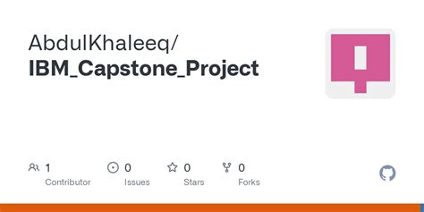 Github Abdulkhaleeqibmcapstoneproject