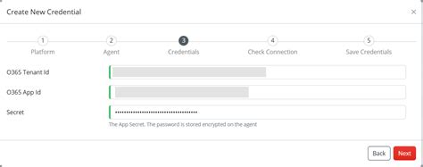 Manage Credentials Securenvoy Data Discovery