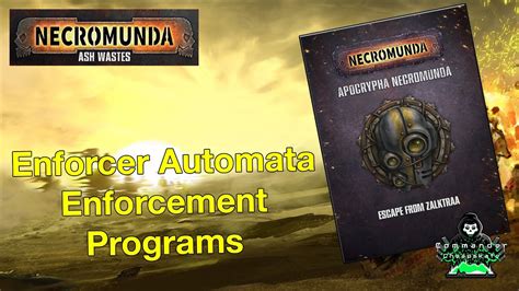 Using Palanite Enforcer Automata Programming For Necromunda 2023 Youtube