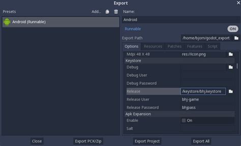 Create Android Game Applications From Godot
