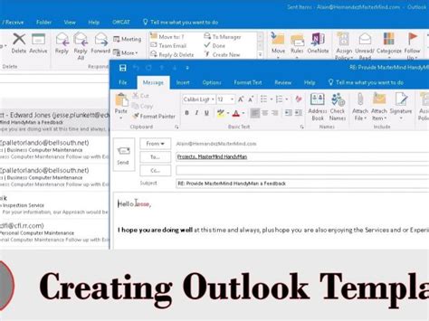 How To Create An Email Template In Office 365 Create Email Template In Outlook Youtube