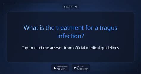 What Is The Treatment For A Tragus Infection