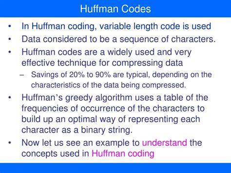 Ppt Huffman Coding Greedy Algorithm And Binary Techniques Powerpoint Presentation Id9712649