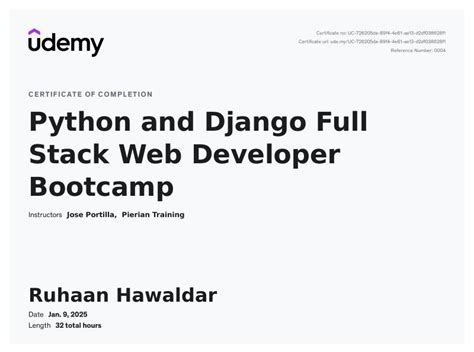 ruhaan hawaldar on linkedin webdevelopment django