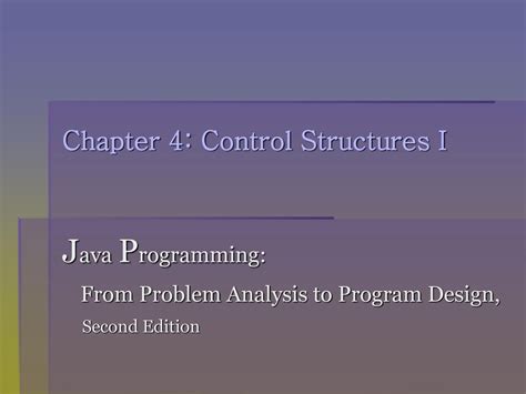 Chapter 4: Control Structures I - ppt download