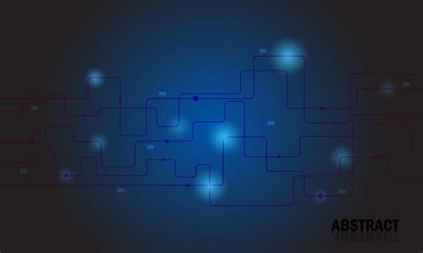 Premium Vector Technology Background Neon Effect Circuit Board Concept Hi Tech Digital