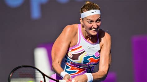 التشيكية بيترا كفيتوفا تبلغ ثمن نهائي بطولة قطر المفتوحة للتنس