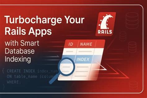 Turbocharge Your Rails Apps With Smart Database Indexing Jtway Jetthoughts Team Blog