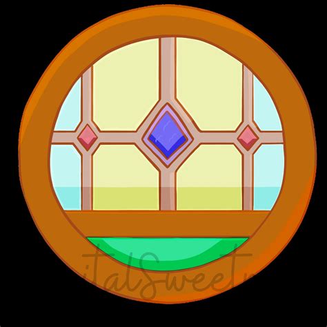 Hand Drawn Stained Glass Bluey Inspired Bedroom Art Cartoon Etsy