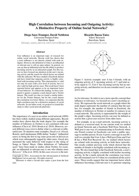Pdf High Correlation Between Incoming And Outgoing Activity A Distinctive Property Of Online