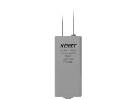 Rectangular Aluminum Polymer Capacitor Kemet Mouser