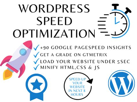 A fast WordPress website, WordPress speed optimization with real ...