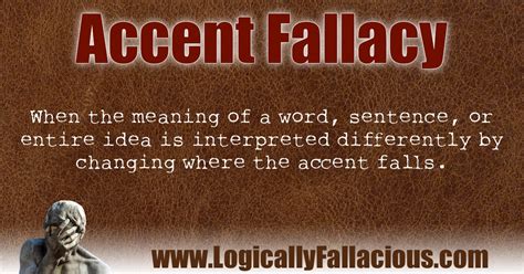 Examples Of The Accent Fallacy Understanding Its Impact