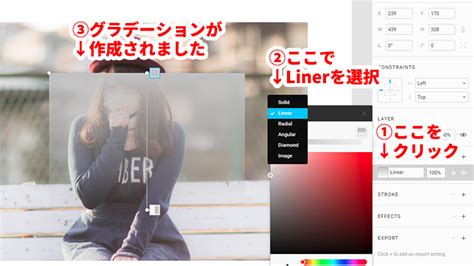 Uiデザインツールfigmaのグラデーションマスクの作成方法｜株式会社ゼロワンアース