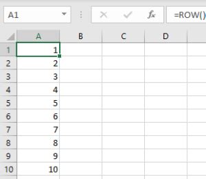 Auto Number Rows In A Column Excel Google Sheets Automate Excel
