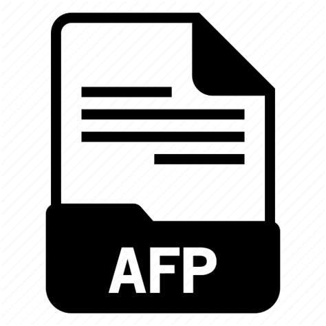 Afp Document File Format Icon Download On Iconfinder