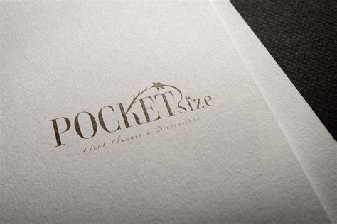 Logo Design Pocket Size On Behance