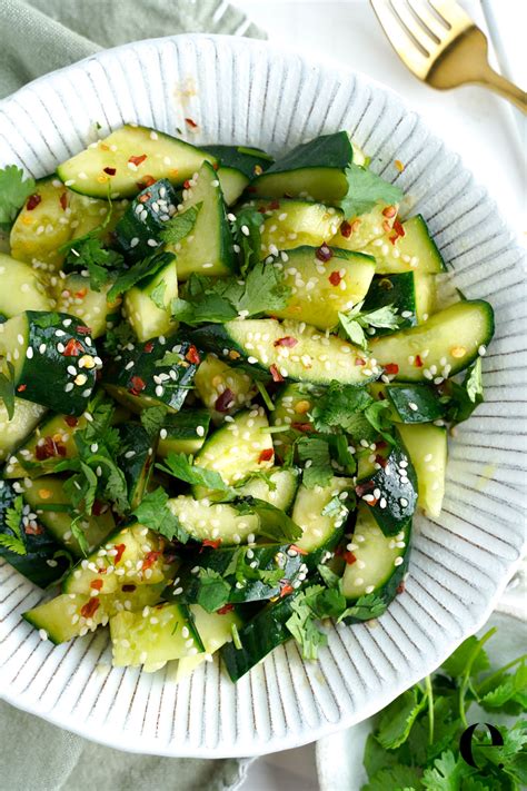 Sesame Cucumber Salad Elizabeth Rider