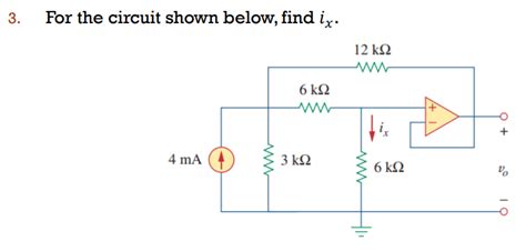 Solved 3 For The Circuit Shown Below Find Ix Chegg Com
