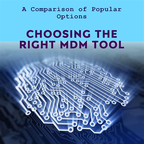 Master Data Management Tools A Comparison