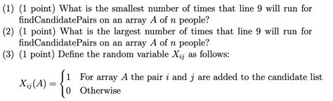 Solved Algorithm Void Find CandidatePairs Chegg Com