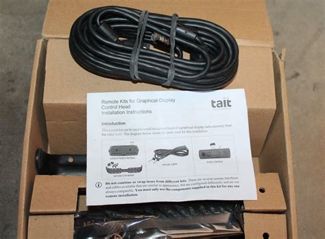 Tait Tmaa03 16 Control Head Remote Install Kit Tm8200 New In Box Ebay