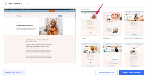 Import Elementor Templates BlossomThemes