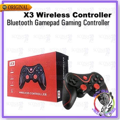 Jual Bluetooth Gamepad X3 Joystick Plus Holder Hp X3 Wireless