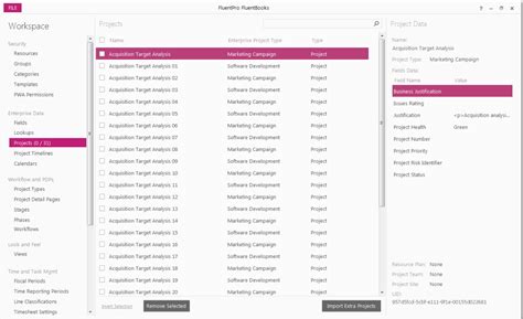 Import Projects From Excel FluentPro
