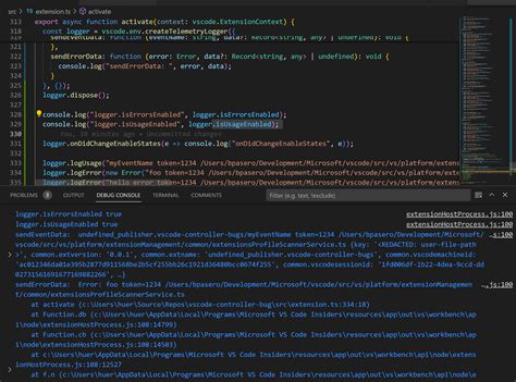 Disposed Logger Still Reacts Issue Microsoft Vscode GitHub