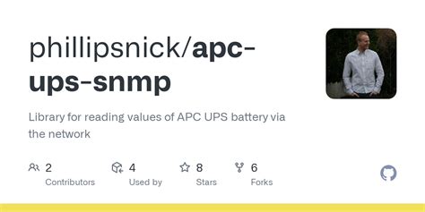GitHub Phillipsnick Apc Ups Snmp Library For Reading Values Of APC UPS Battery Via The Network