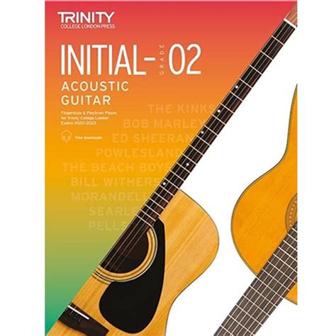 Trinity Acoustic Guitar Initial Grade 2 Marshall Music