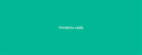 Mmenu Rails
