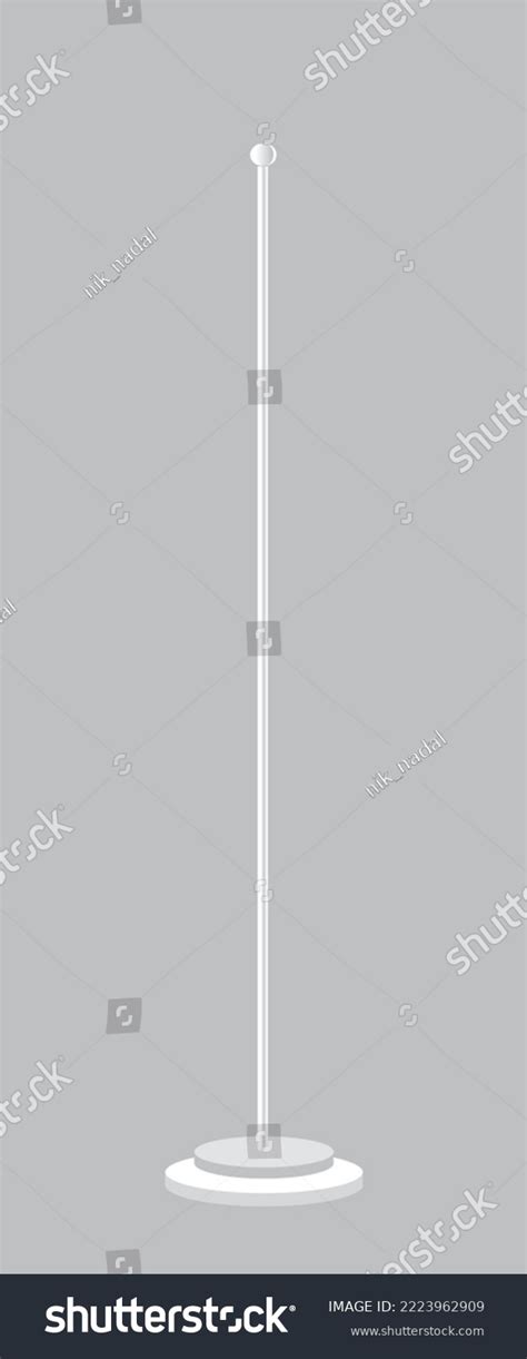 Flag Stand Vector Illustration Empty Flag Stock Vector Royalty Free 2223962909 Shutterstock