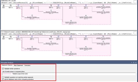 compare execution plans in sql server {coding}sight