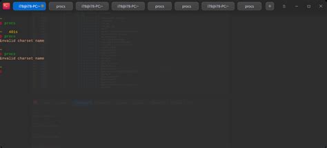 invalid charset name · issue 366 · dalance procs · github