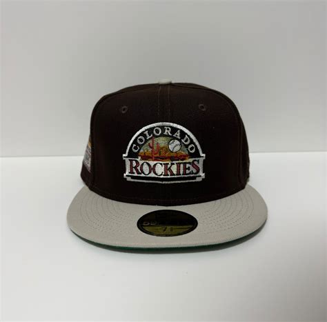 New Era Colorado Rockies Coors Field 1995 Burned Stone Two Tone