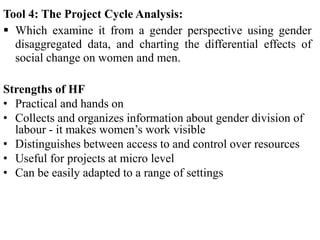 Gender Analysis Ppt Pptx