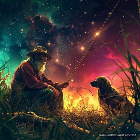 ai创作图天文研究者 情侣看流星雨 星空立体画 萤火虫之夜插画海报 长幅高清星空画 噪点插画 炫酷星空画 星空下的少年 科幻题材插画 插画