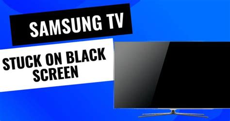 How to Fix Samsung TV Stuck on Black Screen - Seber Tech