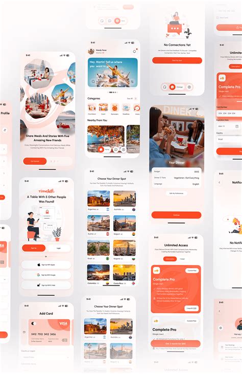 Timeleft Mobile App 12 Images Behance