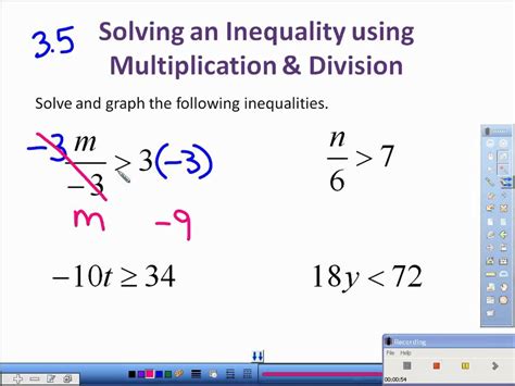 Solve One Step Multiplication And Division Equations